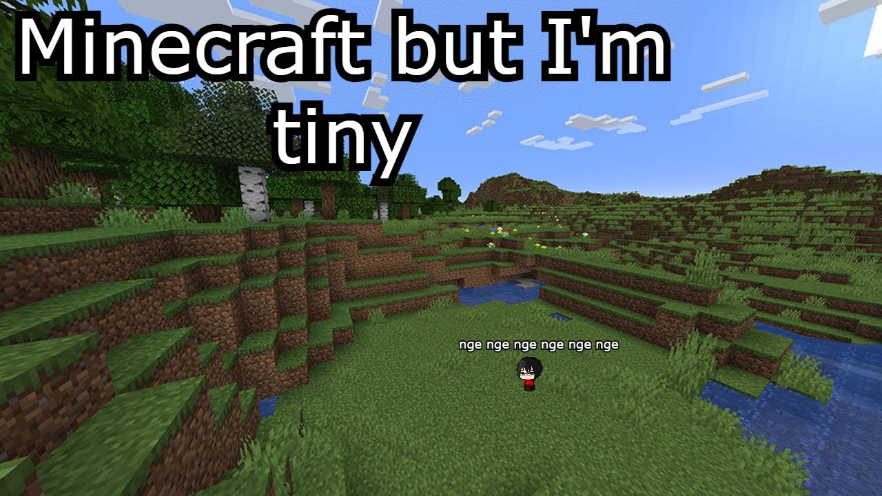 Minecraft but I'm tiny || Minecraft origins server - YouTube