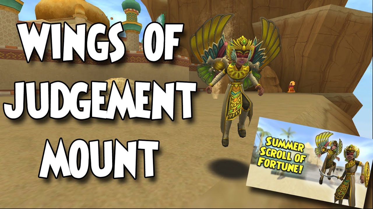 Wizard101: ⚖️WINGS OF JUDGEMENT MOUNT Review ⚖️ - YouTube