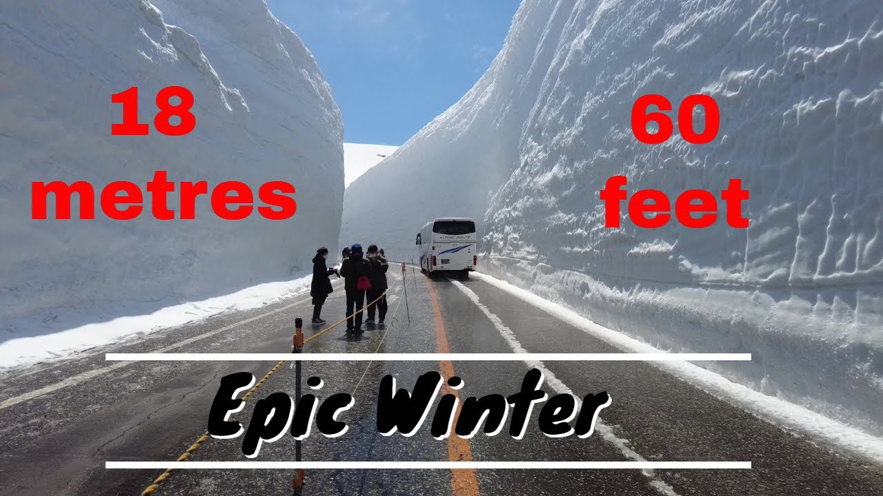 60 Feet. AMAZING snow walls of Japan. - YouTube