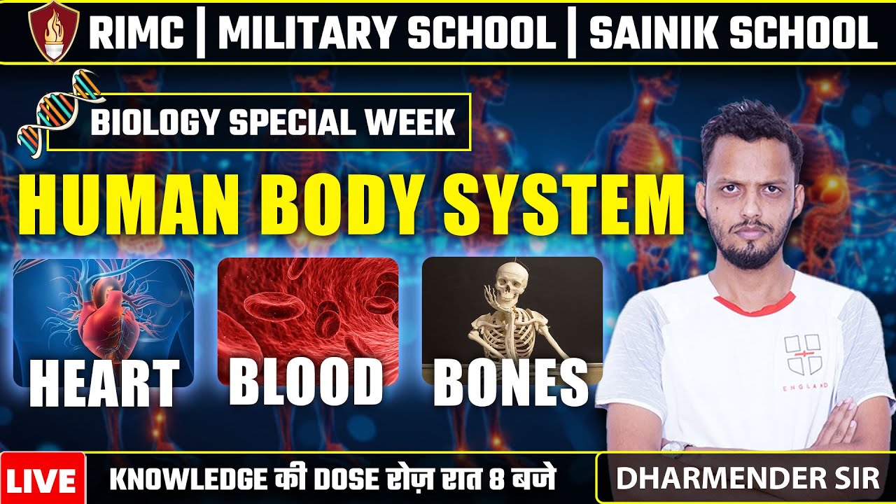 Heart, Blood & Bones- Human Body System | RIMC Online Classes | Best Military School Classes ...