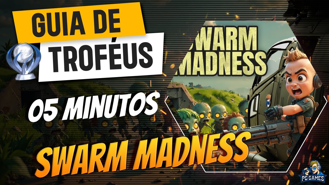 SWARM MADNESS: Guia de Troféus | Trophy Guide | 1000G | Achievement (05 Minutos) - YouTube