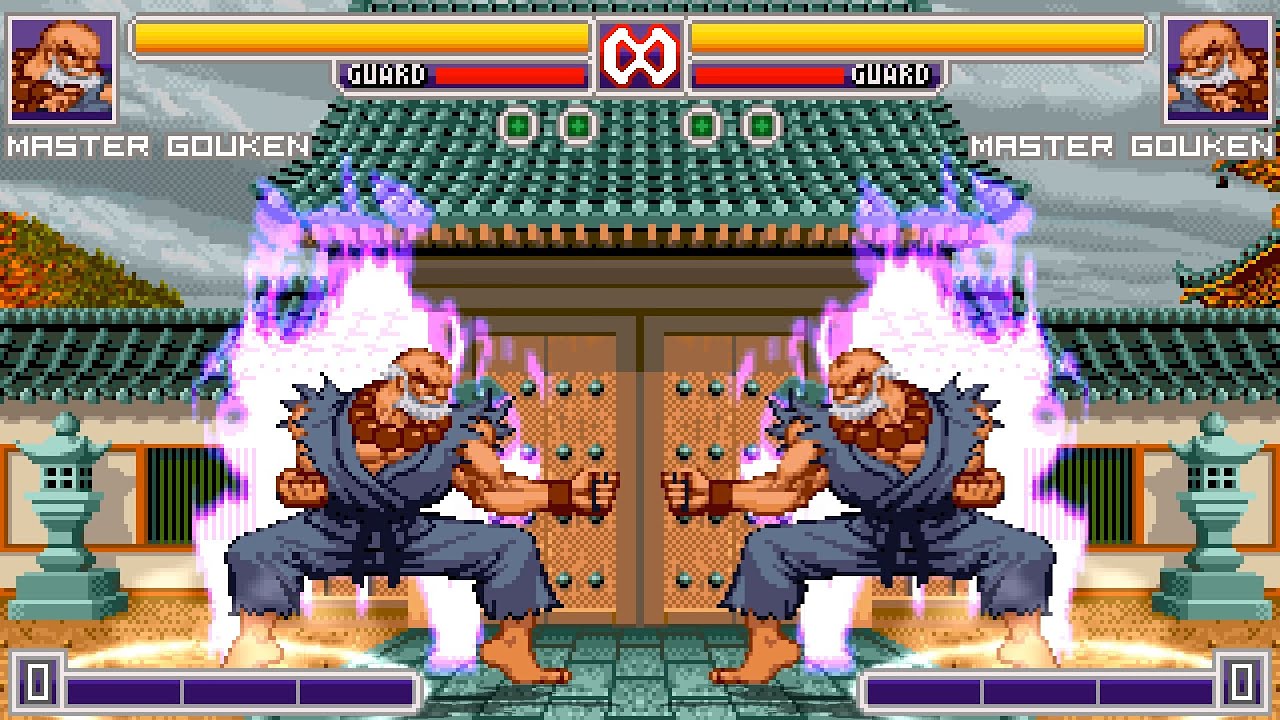 MUGEN - Extremely Rare Char - Master Gouken 2008 vs. Master Gouken 2007 ...
