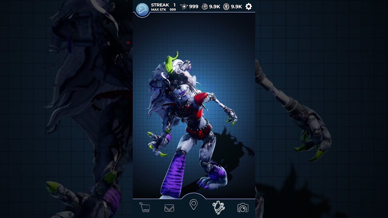 Shattered Roxanne Wolf in FNaF AR - YouTube