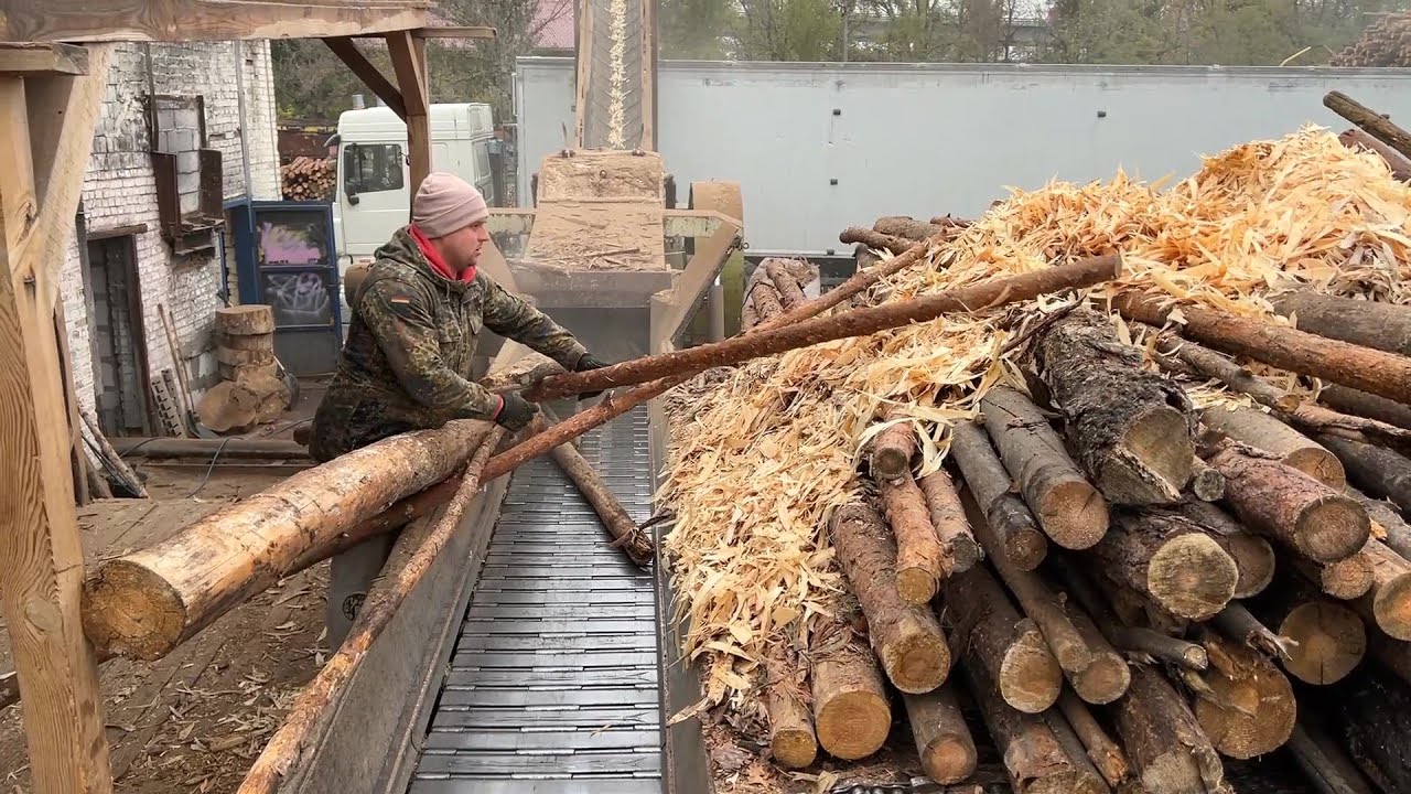 Real-Time Wood Chipping Action – Watch Now! - YouTube