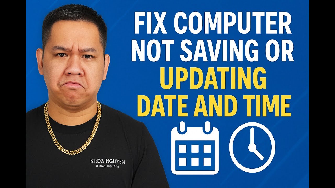 Fix Computer Not Saving or Updating Date and Time (Easy Solutions!) 🕒💻 ...