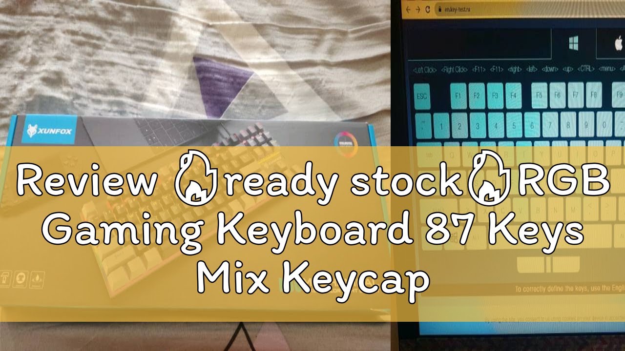 Review 🔥ready stock🔥RGB Gaming Keyboard 87 Keys Mix Keycap Color True ...