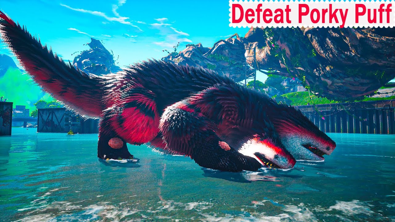 Biomutant Defeat Porky Puff Worldeater - YouTube