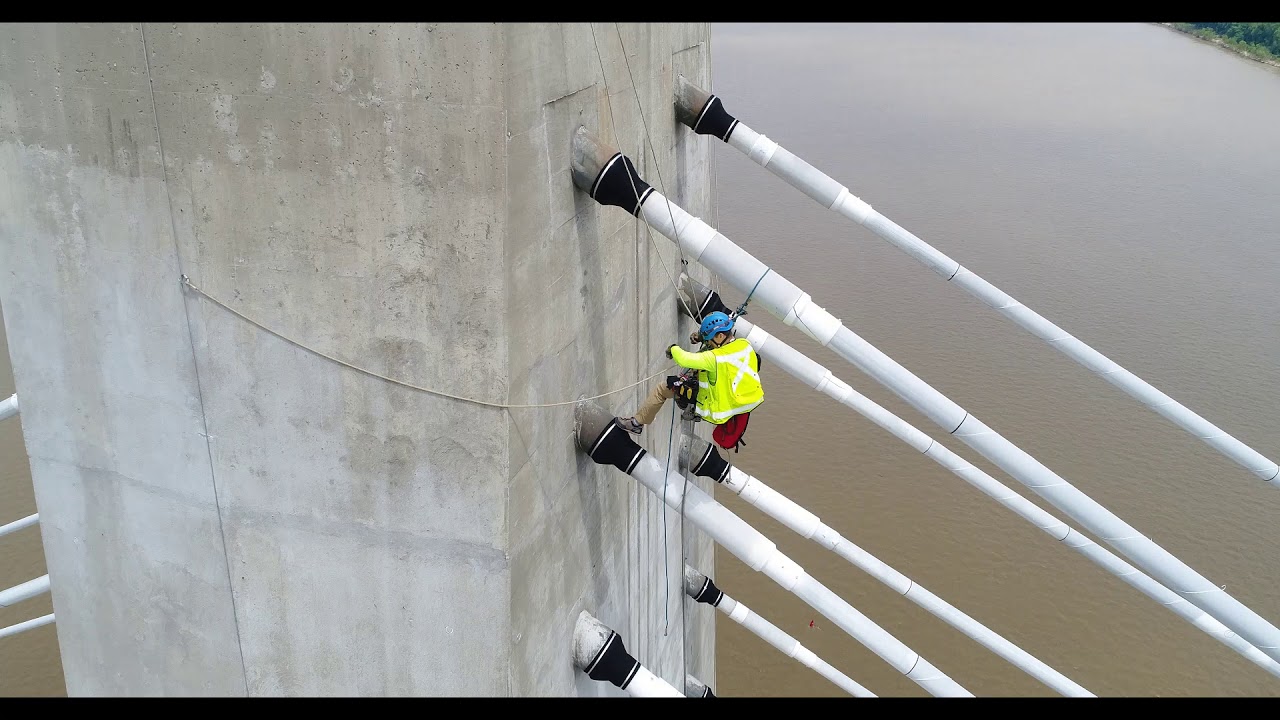 Tower Work Cable Stay - YouTube