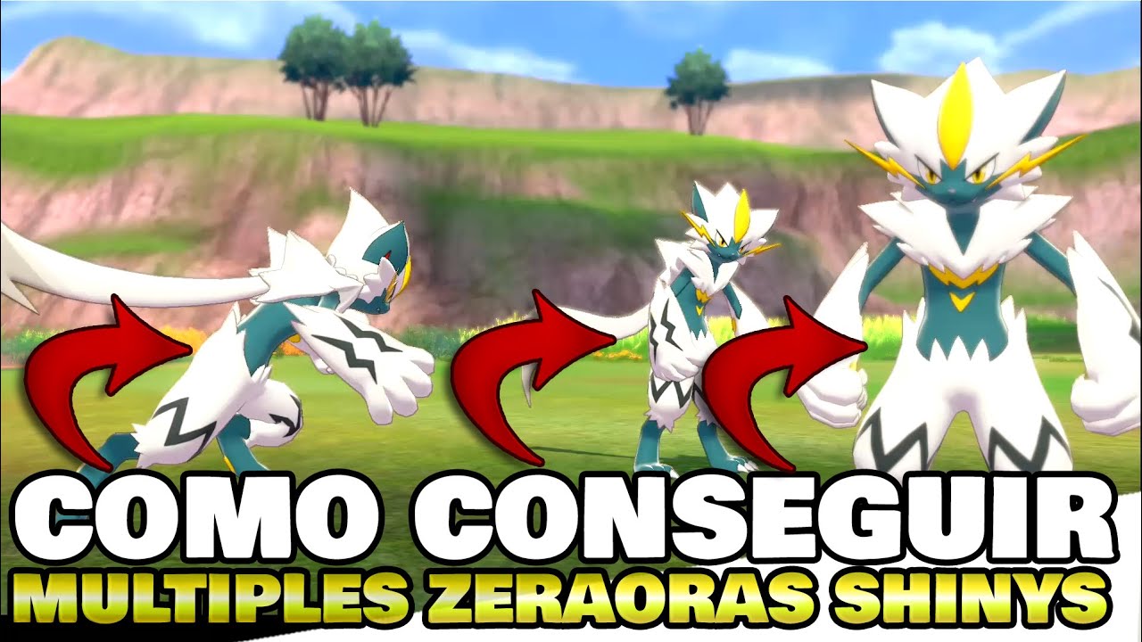 COMO CONSEGUIR MAS DE UN ZERAORA SHINY !!!! - YouTube