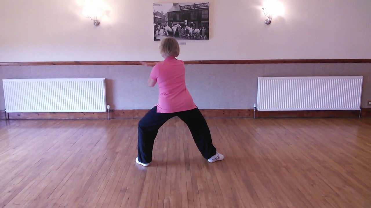 Beginners Simplified 9 Form Rear view, Chen Style Tai Chi - YouTube