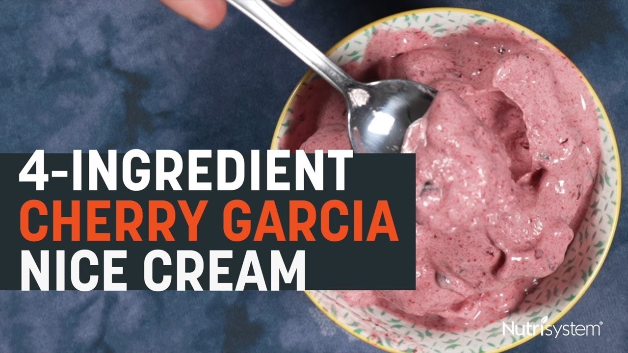 4-Ingredient Cherry Garcia Nice Cream - Nutrisystem Recipe - YouTube