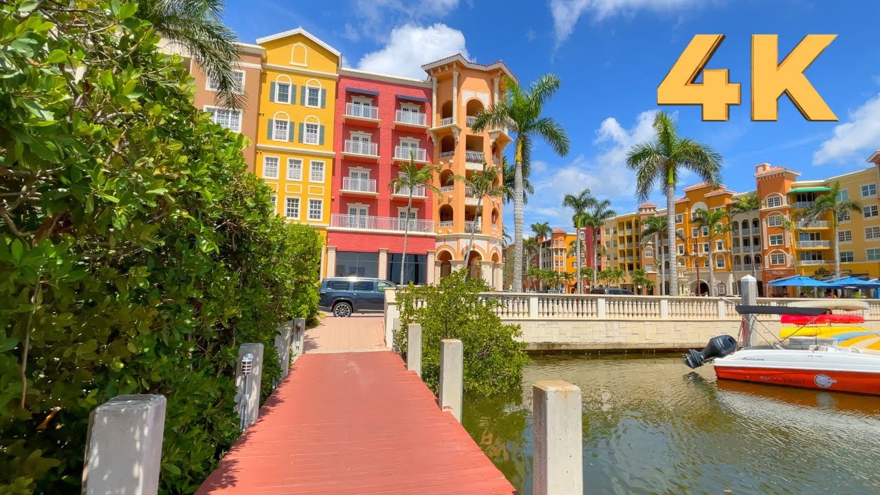 Walking around Naples, Florida, Bayfront of Naples, Baker Park, March ...