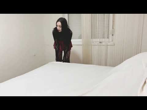 [HD USA] Cleaning Routine in my Transparent student-style skirt - IMAGINATION