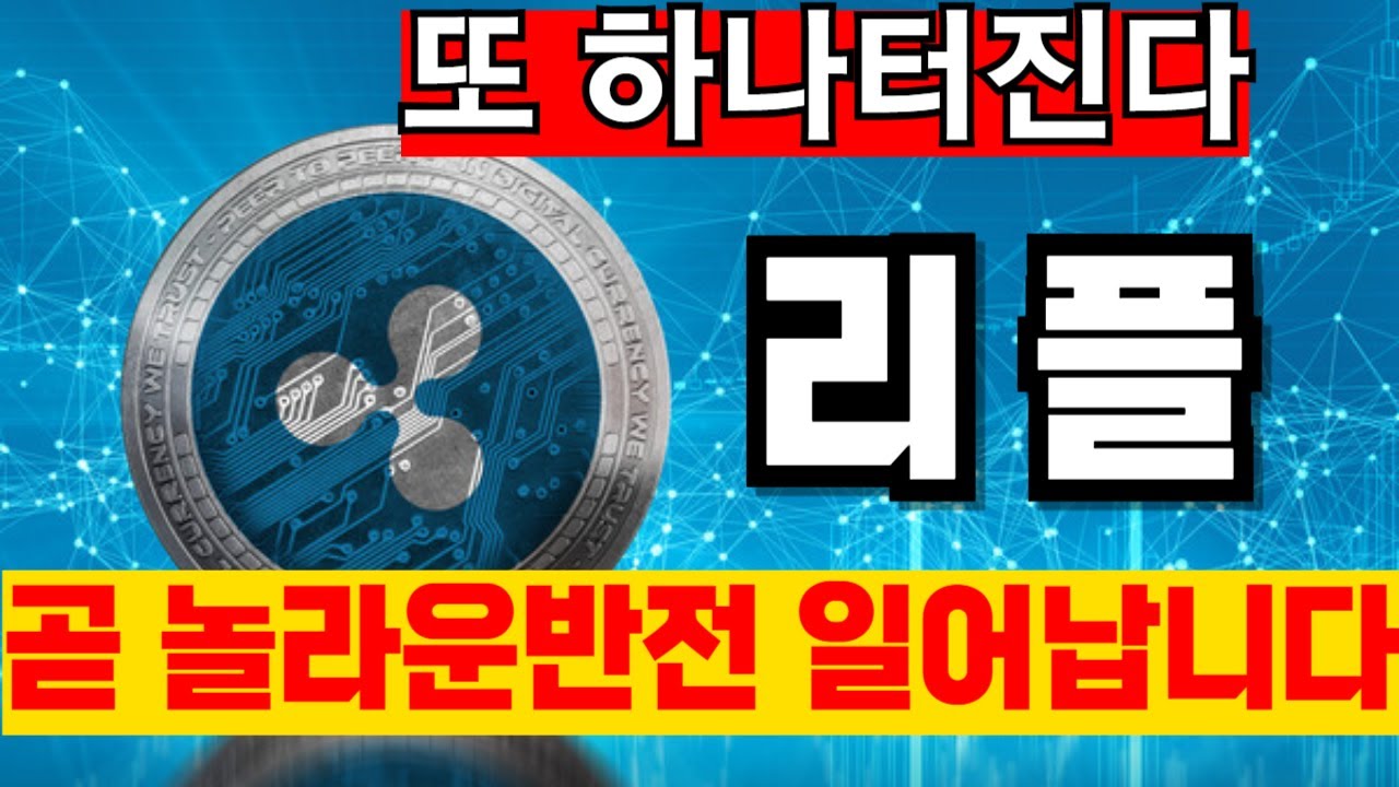 리플 또 하나 터진다 곧 놀라운 반전이 일어납니다 지금부터 우리 리플은 이것 하나만 하면 됩니다 빨리 확인하세요 Xrp 리플xrp 리플전망 리플대응 리플분석