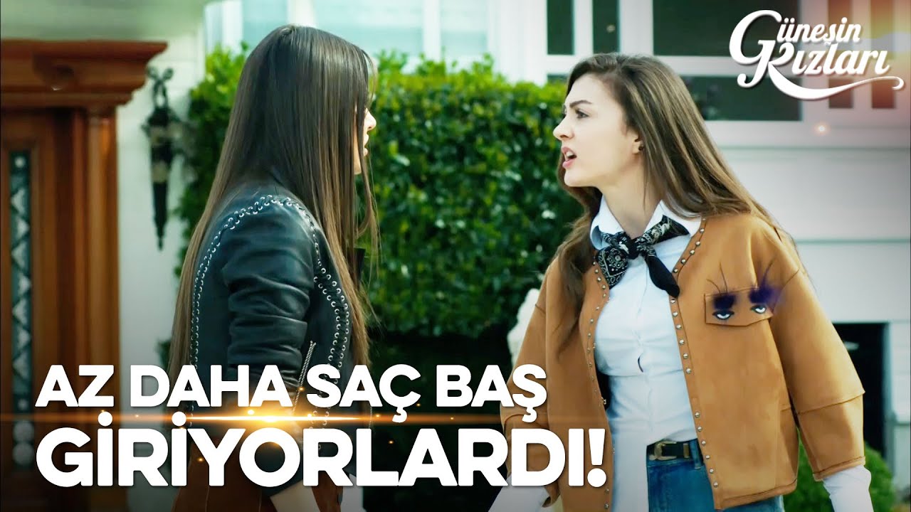 Selin ve Nazlı Birbirlerine Girdi! - Güneşin Kızları - YouTube