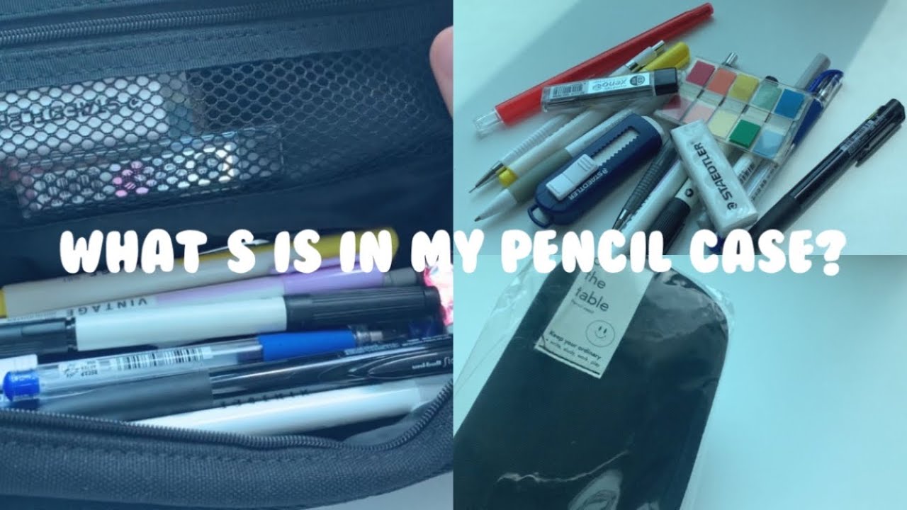 비온더 테이블 필통 소개하기 • on the table pencil case • 필통소개 • 필기구 소개 - YouTube