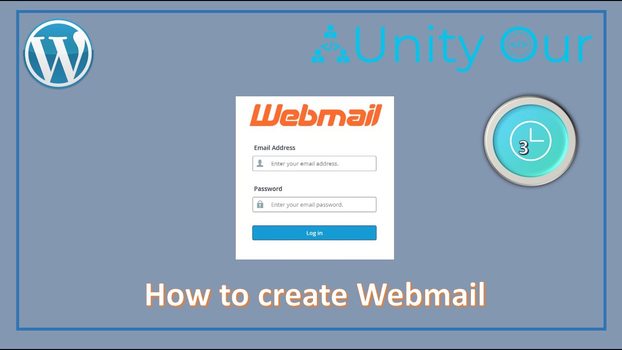 How To Create Webmail In 3 Minutes | WordPress | C Panel | roundcube ...