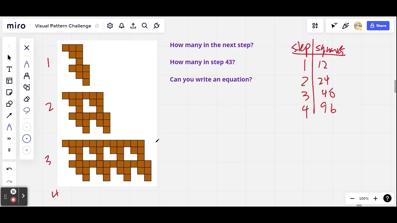 Visual Pattern Challenge 169 - so big! - YouTube