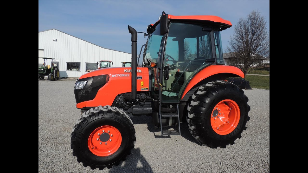 2018 Kubota M7060HDC Low Hour Tractor! LIKE NEW!! - YouTube