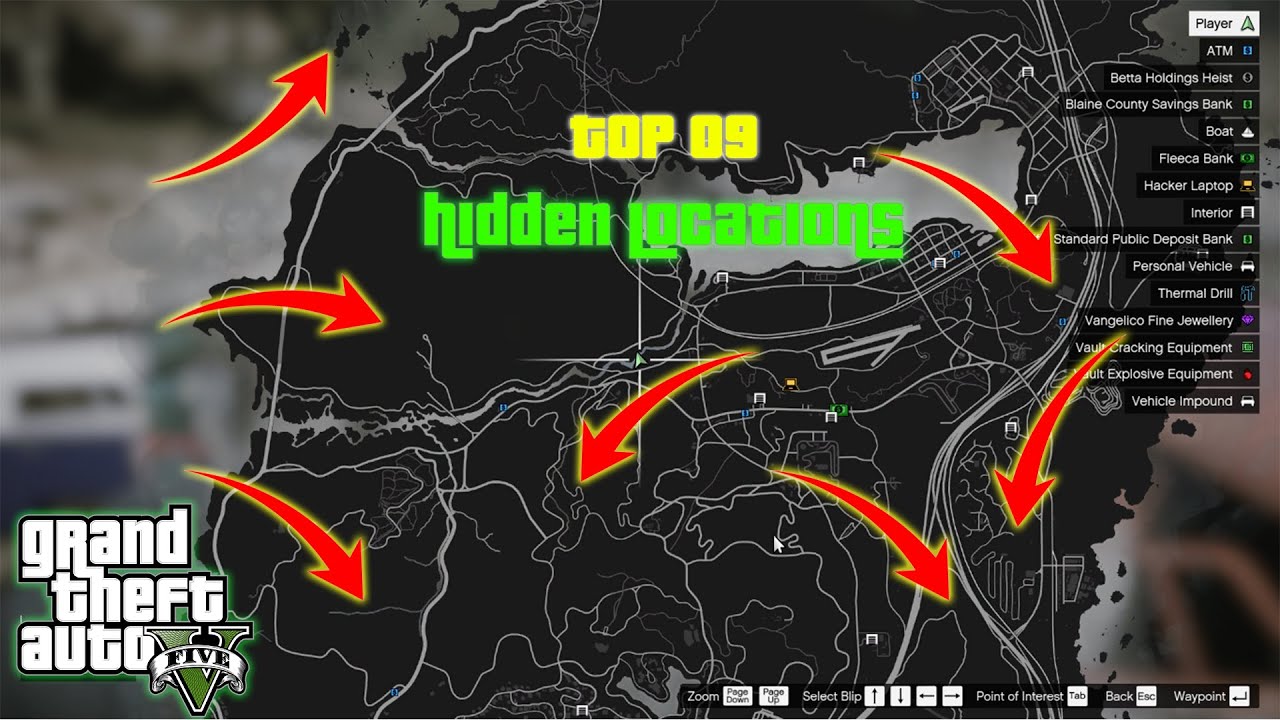 GTA 5 - Best Secret Locations and Hidden Places! - YouTube