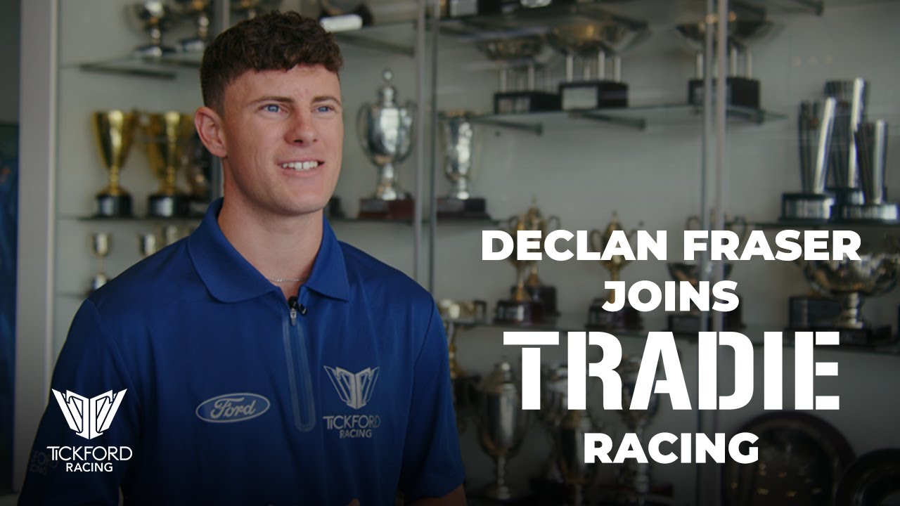 Tickford Racing signs Declan Fraser to drive Tradie Mustang - YouTube