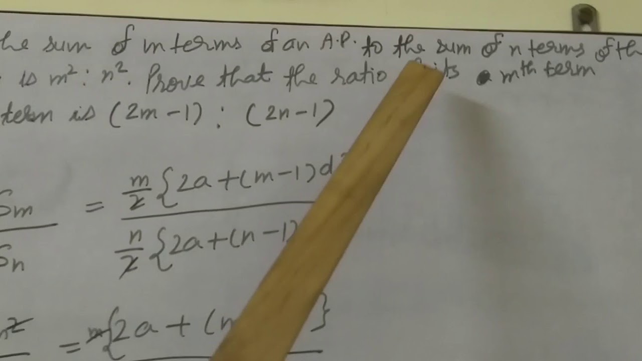 Arithmetic Progression Questions YouTube arithmetic-progression-questions-youtube