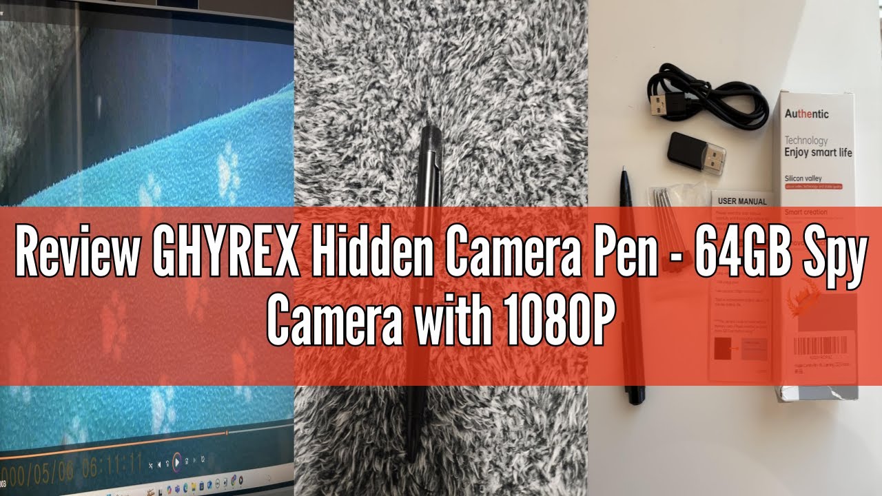 Review GHYREX Hidden Camera Pen - 64GB Spy Camera with 1080P Full HD ...