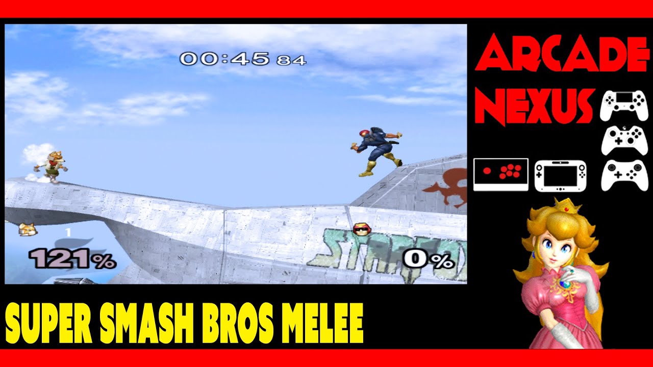 Super Smash Bros. Melee - Stage - Corneria - YouTube