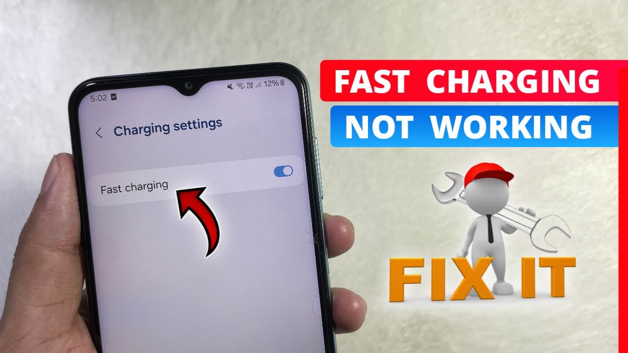 Fix it: Fast Charging Not Working on Samsung Phone - YouTube