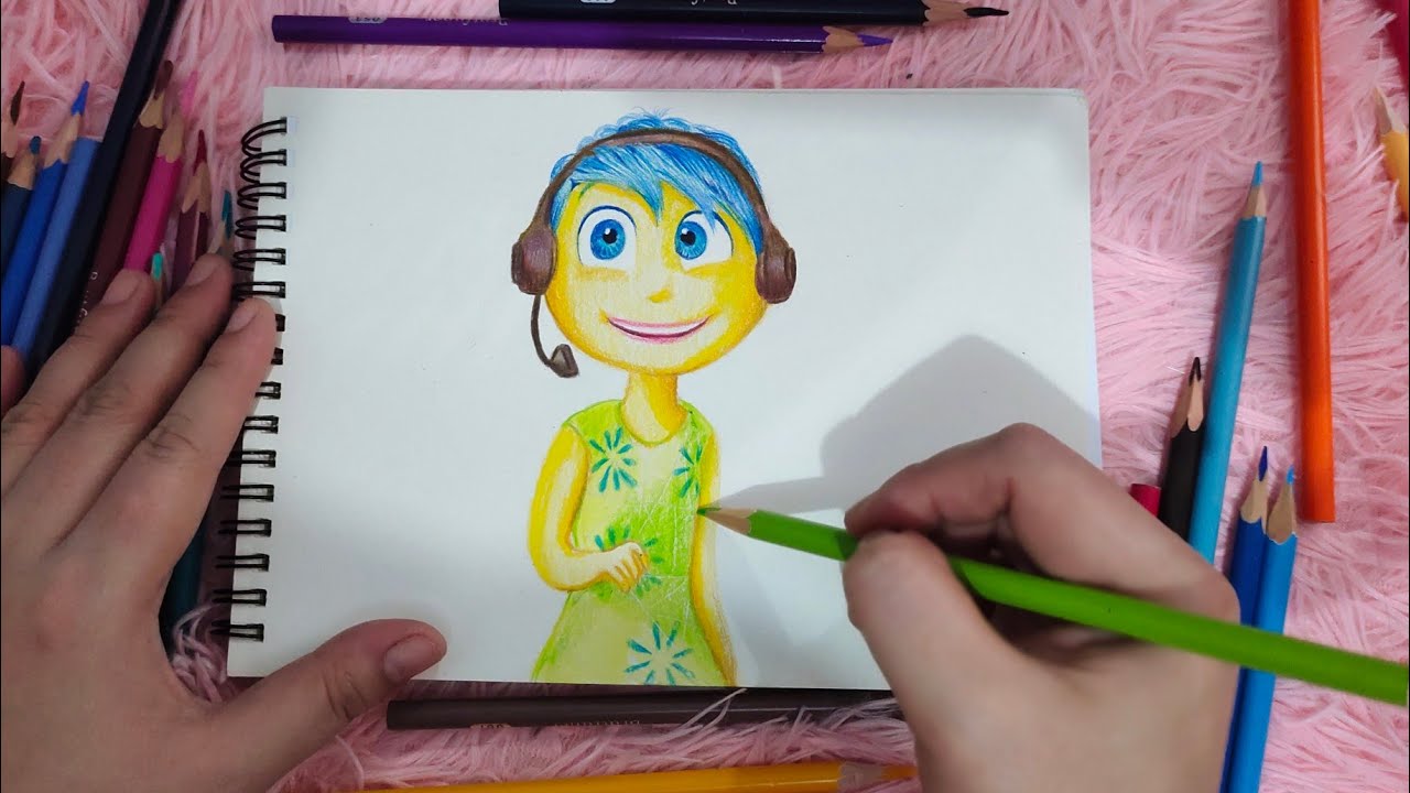 "Drawing Joy from Inside Out 2 | Real-Time Art Tutorial Part 2" - YouTube