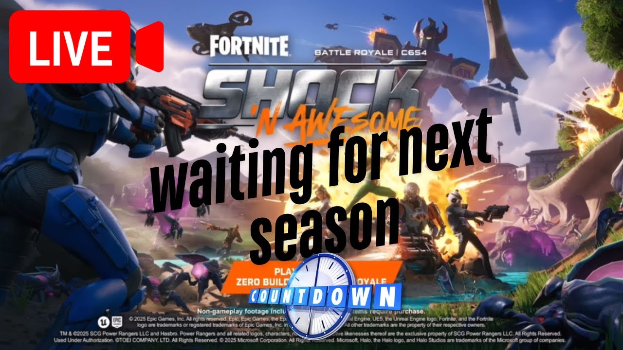 Waiting for next season (Fortnite live) - YouTube