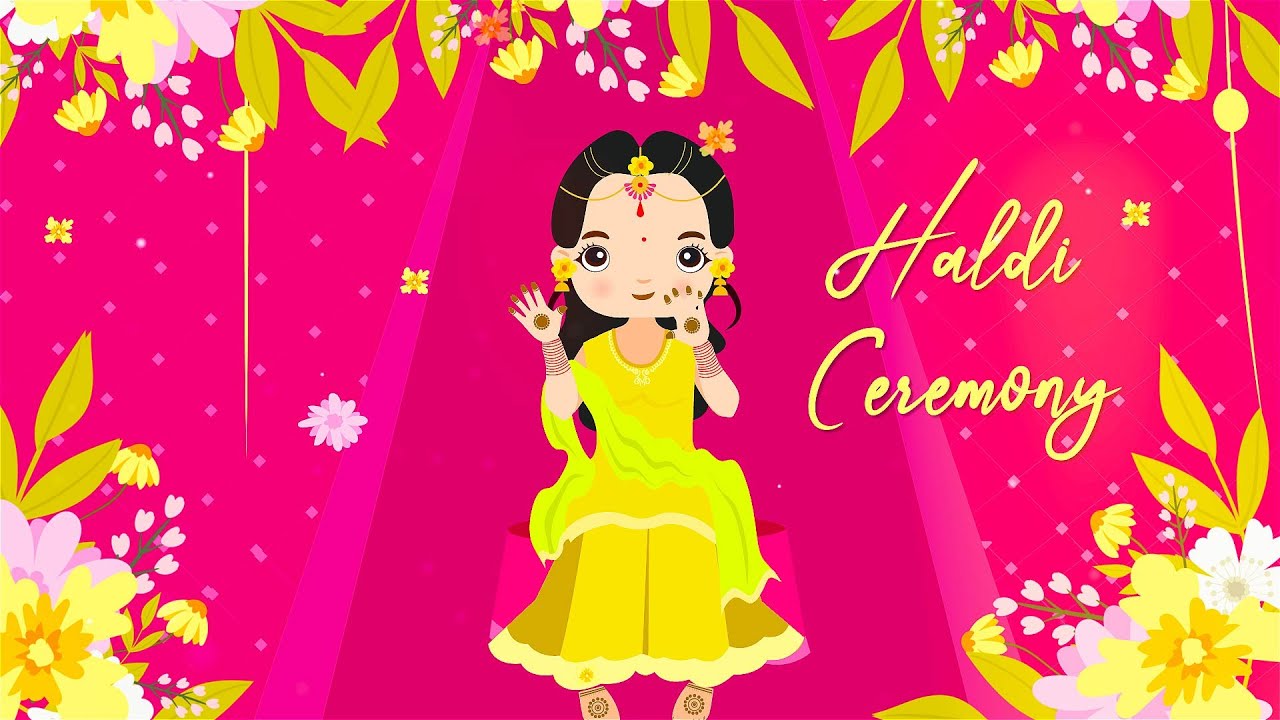 haldi Ceremony Slideshow After Effects Template - YouTube