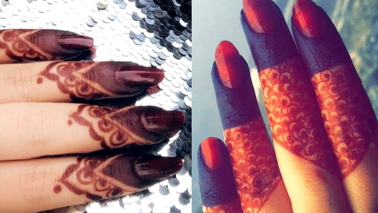 2 most beautiful finger tip tutorial step by step|latest Simple/easy ...