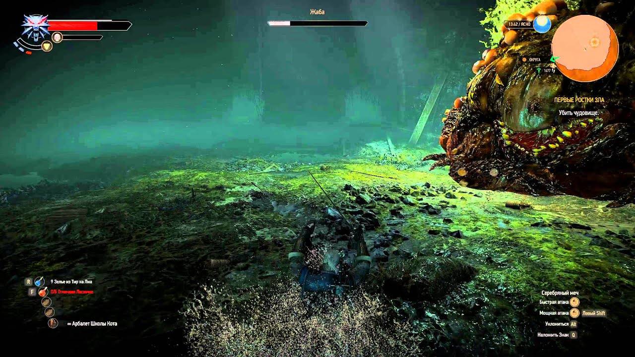 The Witcher 3 - Frog Boss - YouTube