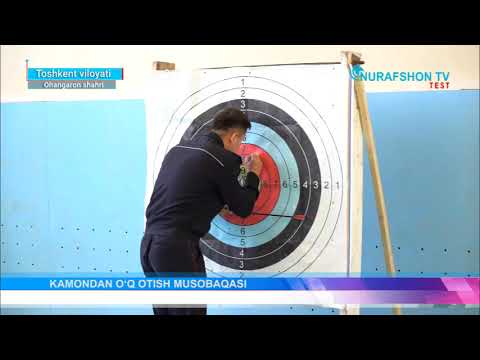Ohangaron shahri - Kamondan oʻq otish musobaqasi - YouTube