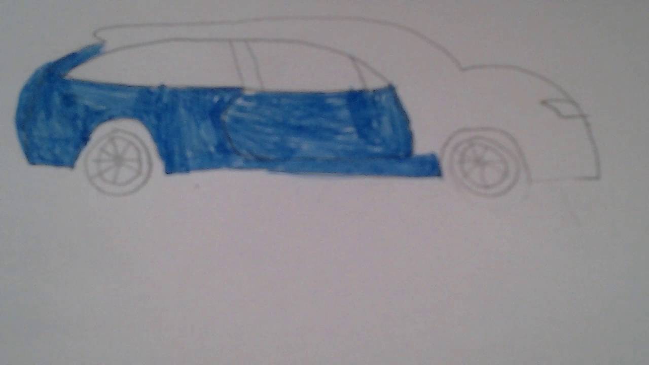 Ford Focus drawing - YouTube