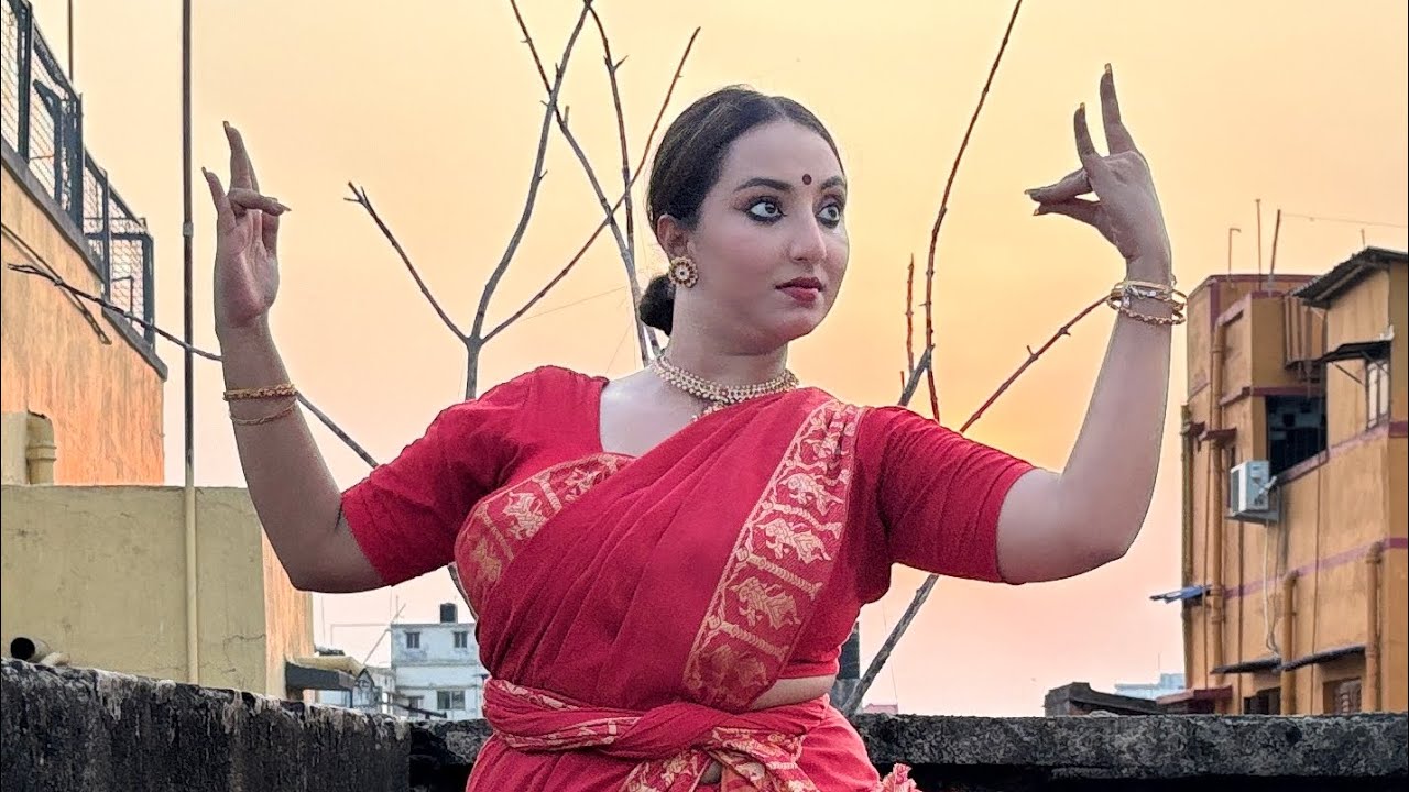 Srijono Chonde | Dance Cover | Krittika Sen | Nazrul Jayanti | Asha ...