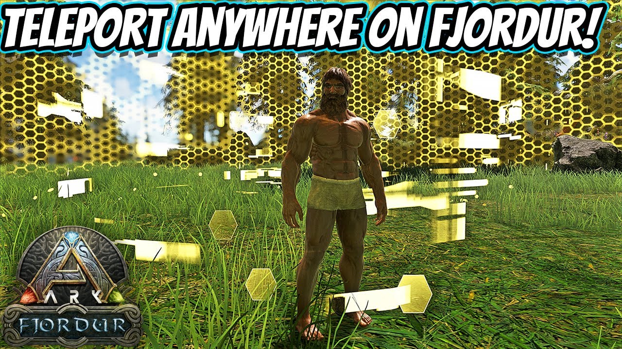 EASY WAY TO TELEPORT BETWEEN REALMS IN ARK FJORDUR!! || Ark Survival ...