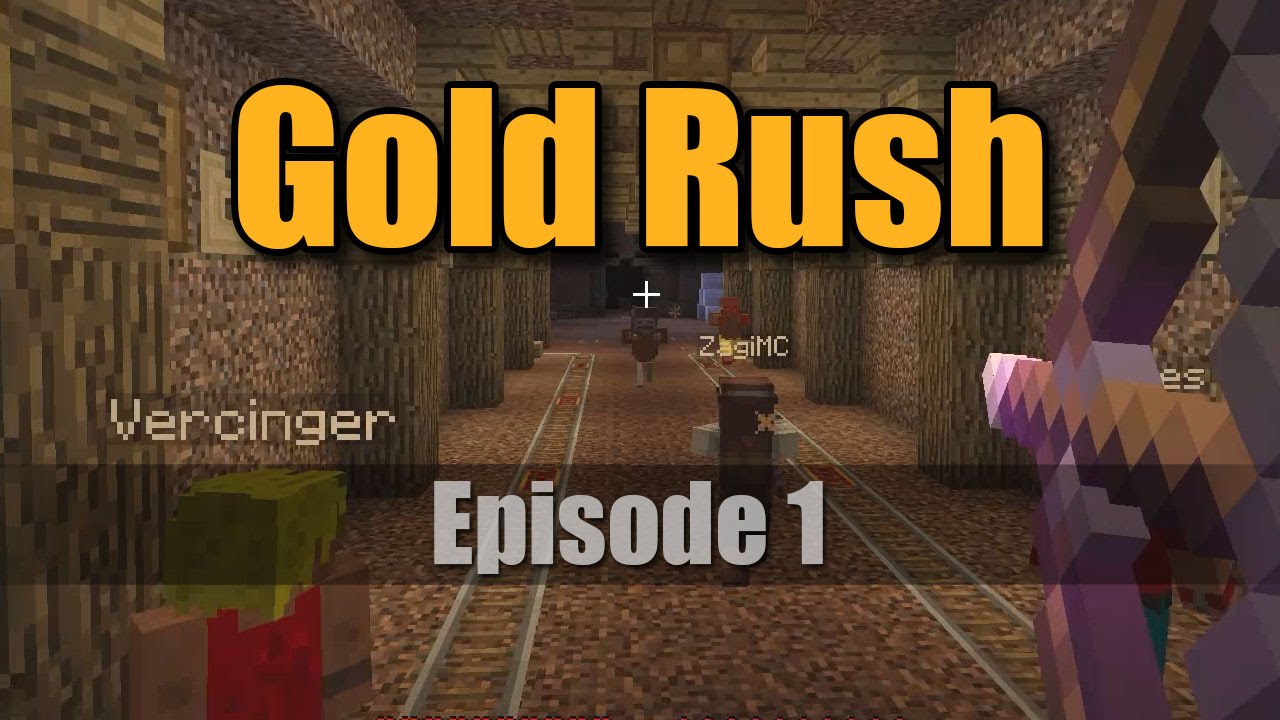 Dansk Minecraft - Gold Rush EP 1 - Ond Iron Golem! - YouTube
