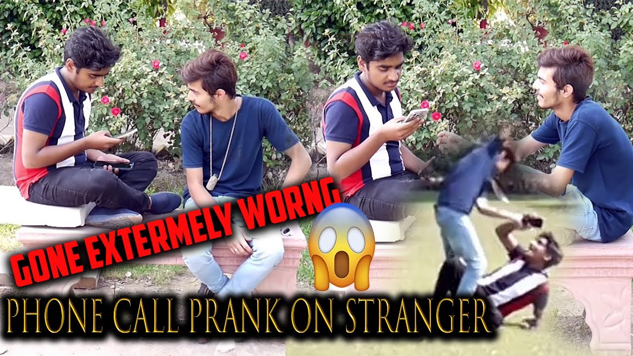 Prank Fake Phone Call in Public Gone Wrong Bhoat mar Pare 😫 - YouTube