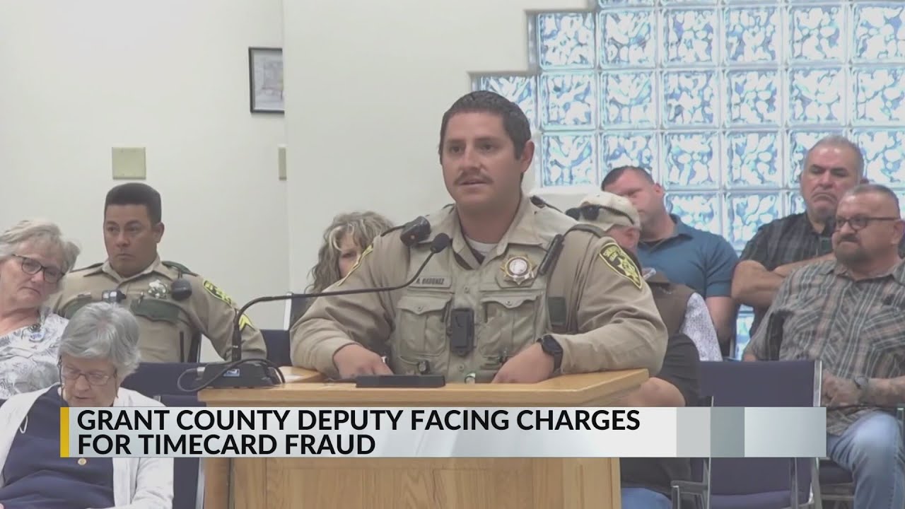 Grant County deputy accused of timecard fraud - YouTube