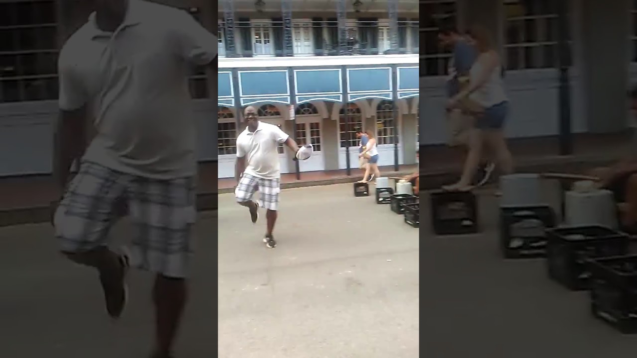 DAD DANCING BADLY ON BOURBON STREET! - YouTube