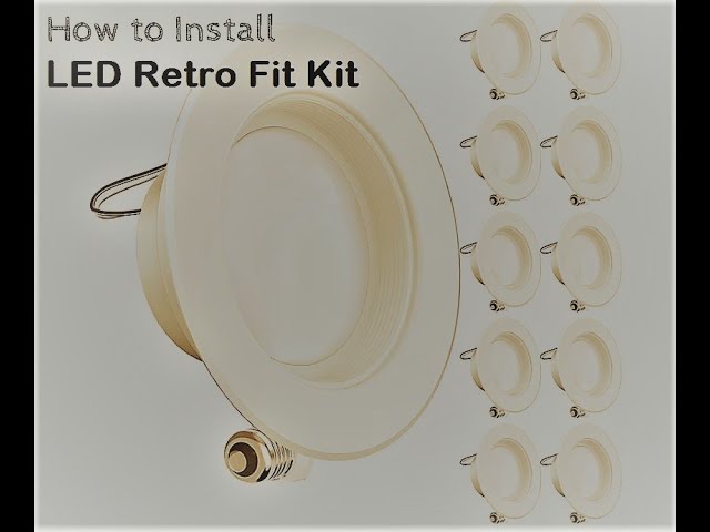 Installing Can Lights Retro Universal 3 Hour Emergency LED Retrofit