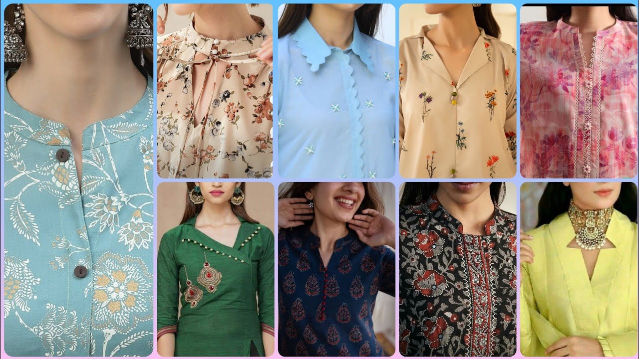 30+ Beautiful Ban Collar Neck Designs For Kameez || Neck design 2025-26 ...