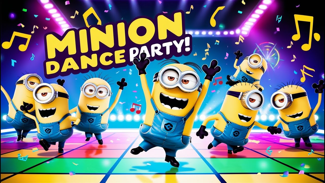 Minions Dance Party | Brain Breaks For Kids | Just Dance | Banana Squad ...