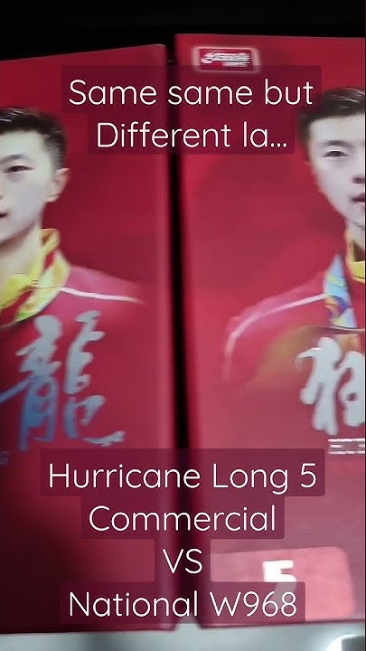 Hurricane Long 5 National Version W968, MA LONG blade 馬龍使用的龍5 - YouTube