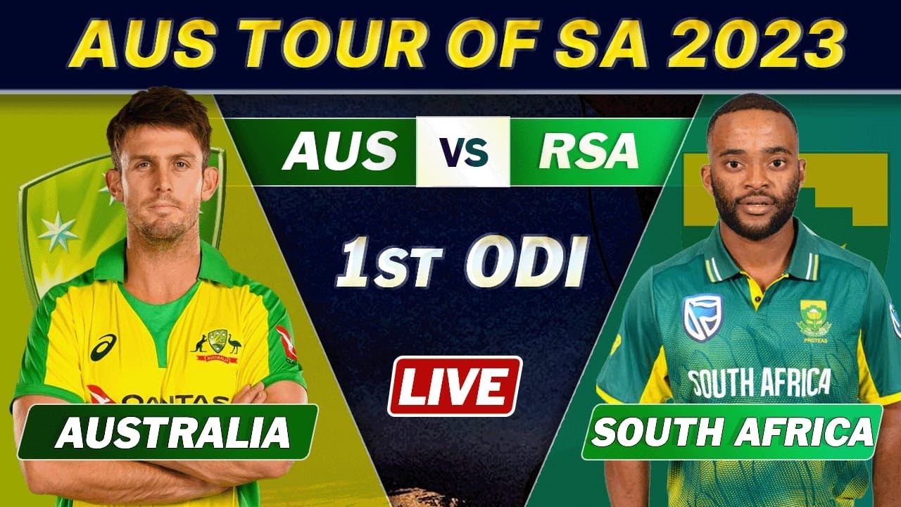 LIVE : AUSTRALIA vs SOUTH AFRICA 1st ODI MATCH LIVE | AUS vs SA 1st ODI ...