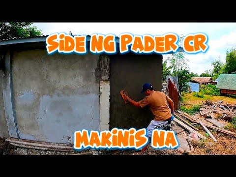 ISANG PART NG PADER SA LIKOD NG CR NI BEDANG MAY PALITADA NA ...
