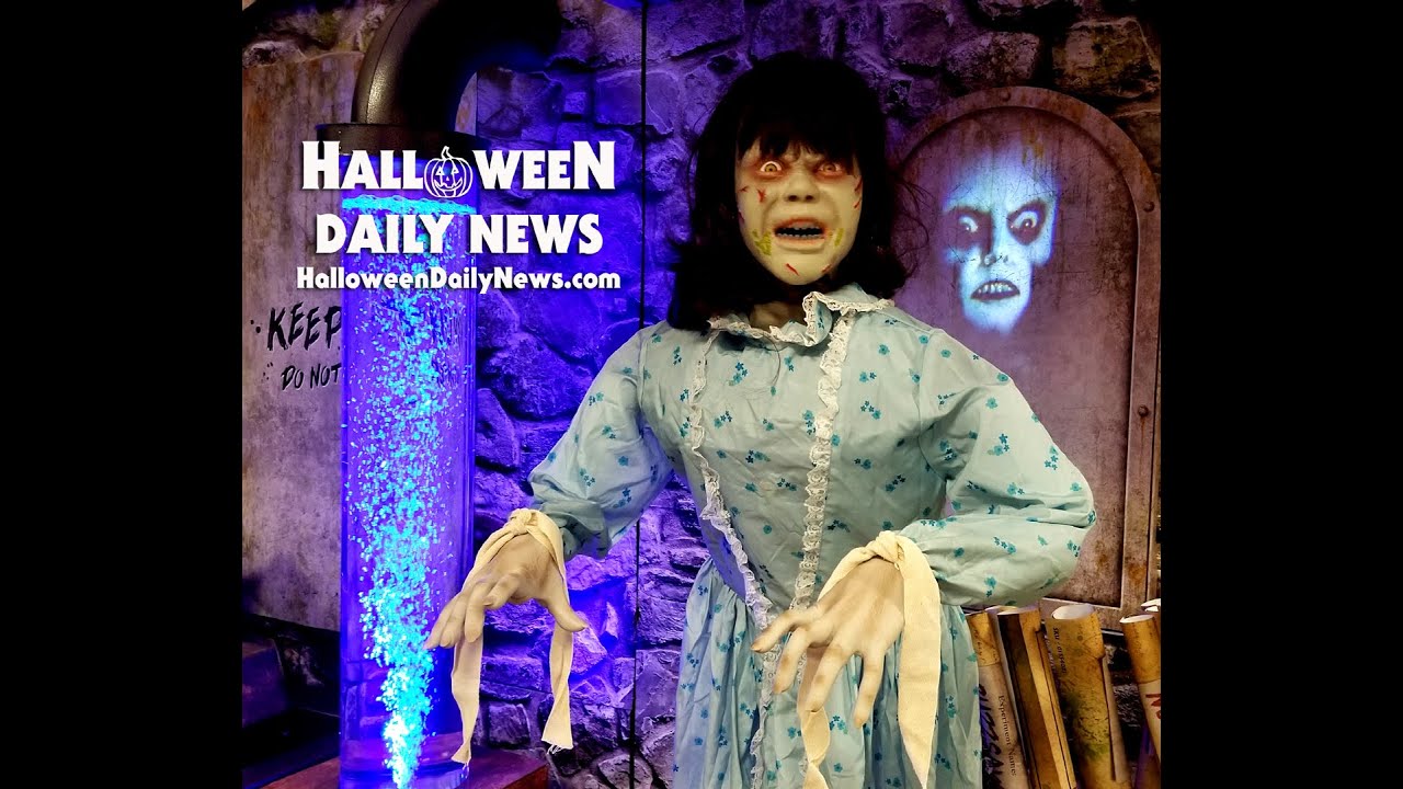 Spirit Halloween THE EXORCIST Regan Animatronic Full In-Store Demo ...