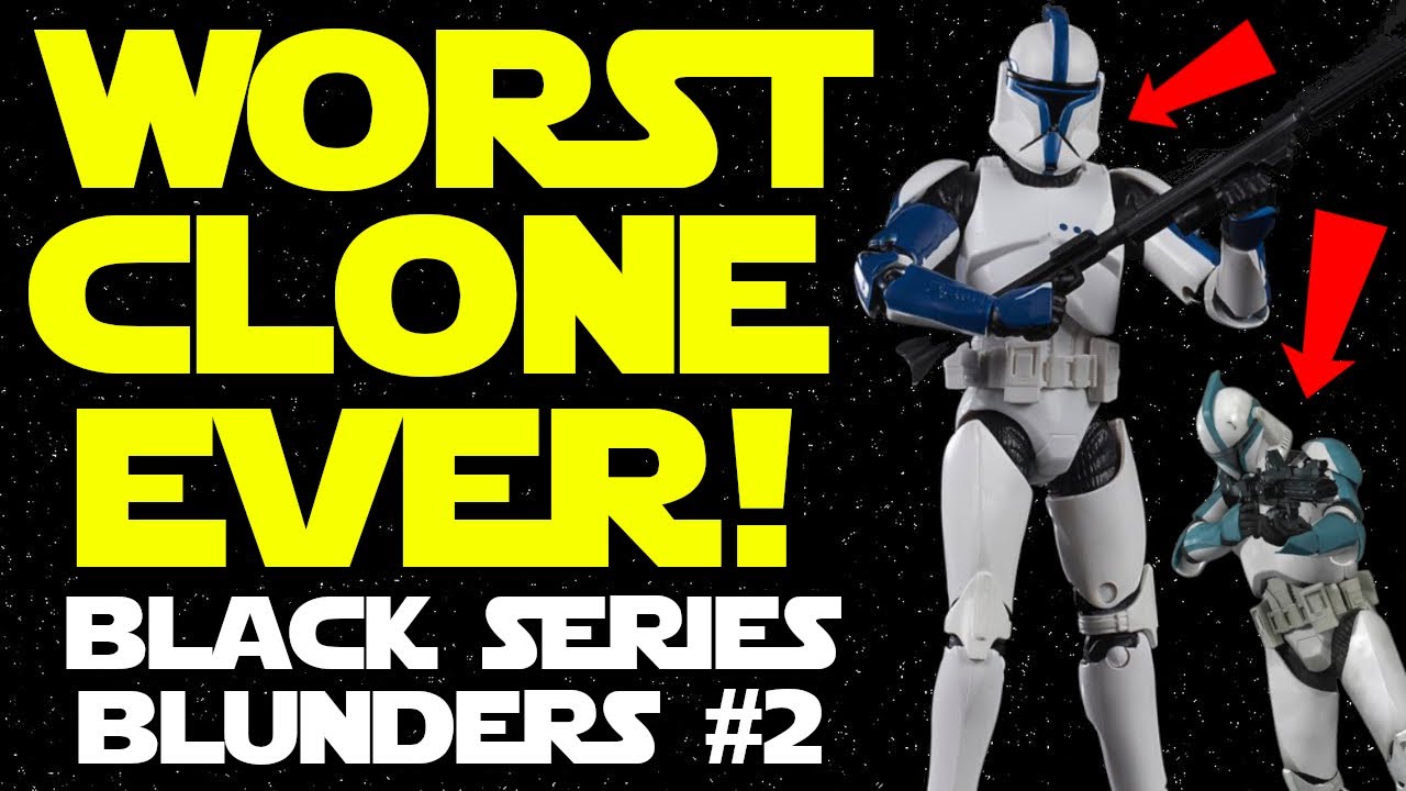 WORST CLONE EVER! Clone Trooper Lieutenant (Phase I) - Star Wars Black ...